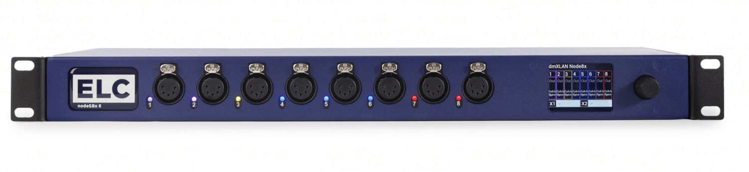 ELC DMXLAN NODEGBX 8 - Audio Light Asia Pte Ltd