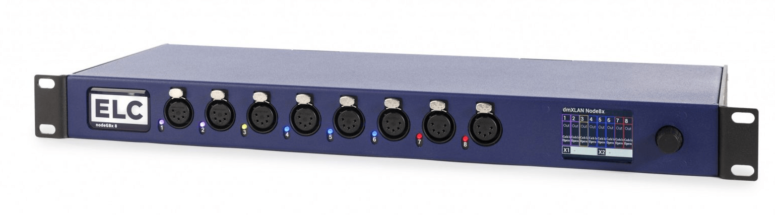 ELC DMXLAN NODEGBX 8 - Audio Light Asia Pte Ltd
