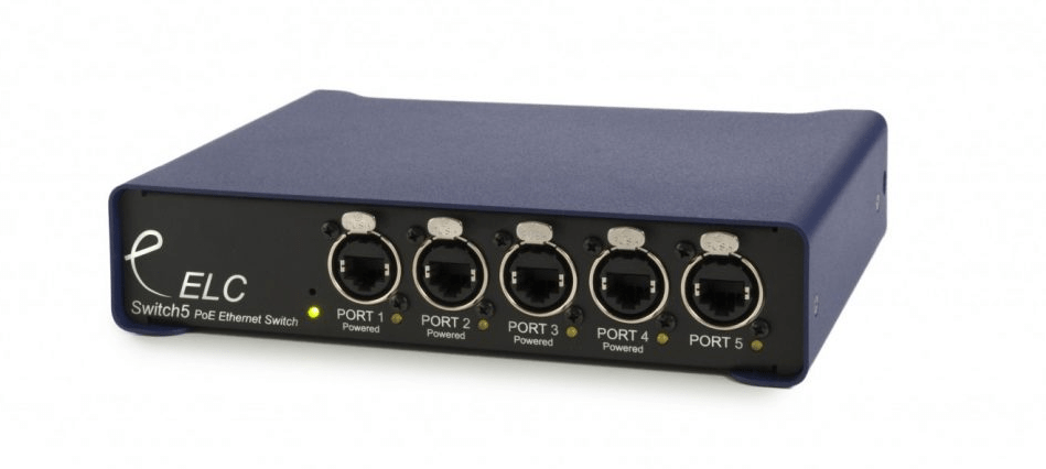 ELC DMXLAN SWITCH5 POE - Audio Light Asia Pte Ltd