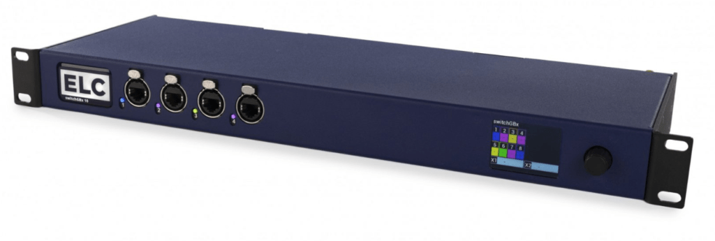 ELC DMXLAN SWITCHGBX 10 - Audio Light Asia Pte Ltd