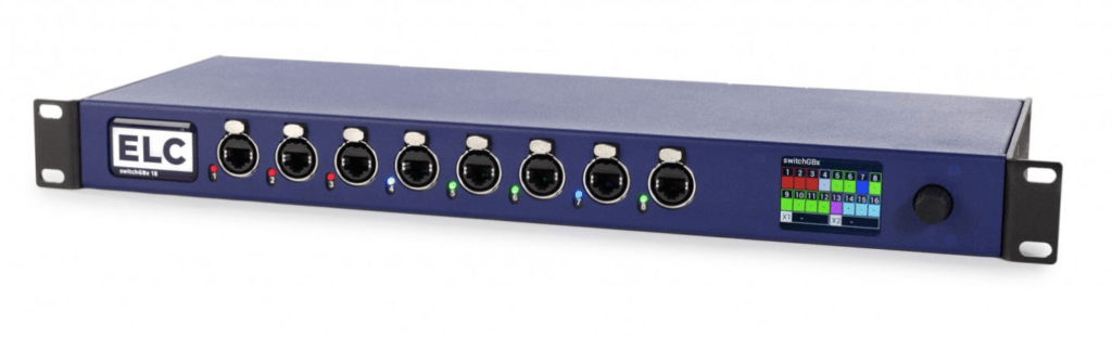 ELC DMXLAN SWITCHGBX 18 - Audio Light Asia Pte Ltd