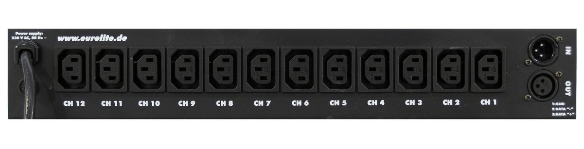 EUROLITE ES-12 IEC DMX SWITCH PACK - Audio Light Asia Pte Ltd