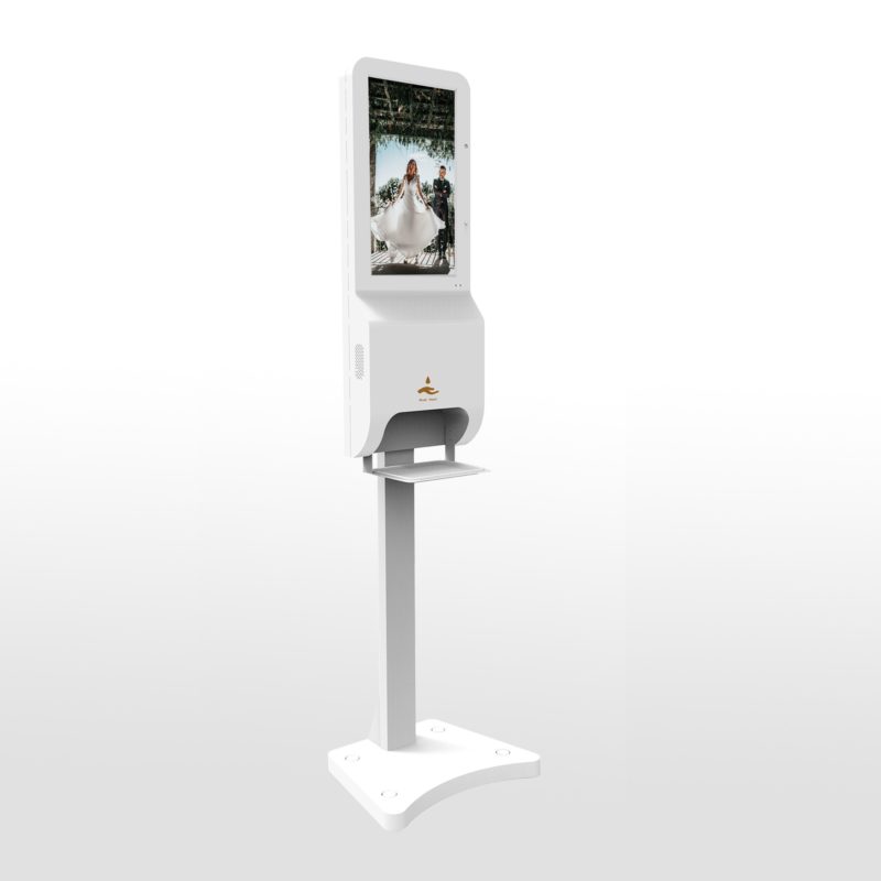 IKON 21.5" DIGITAL SIGNAGE WITH AUTOMATIC HAND SANITIZER DISPENSER ...