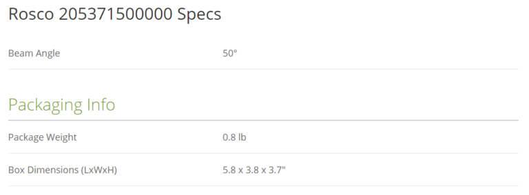 ROSCO 50-DEGREE LENS FOR X-EFFECTS PROJECTOR - Audio Light Asia Pte Ltd