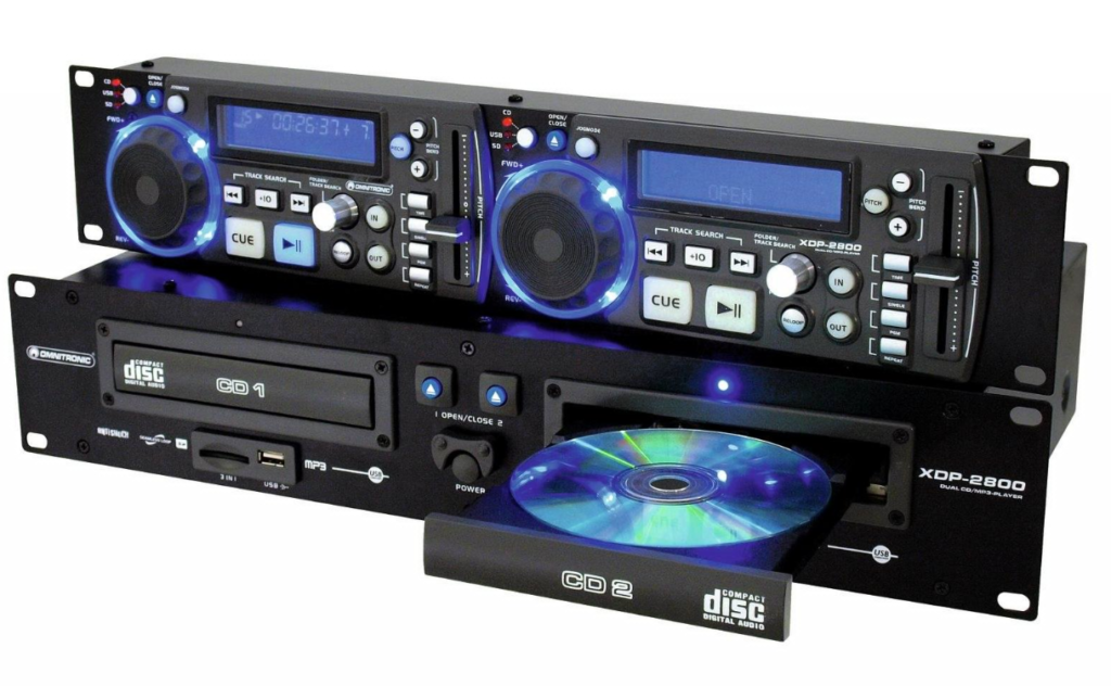 OMNITRONIC XDP-2800 DUAL CD/MP3 PLAYER - Audio Light Asia Pte Ltd